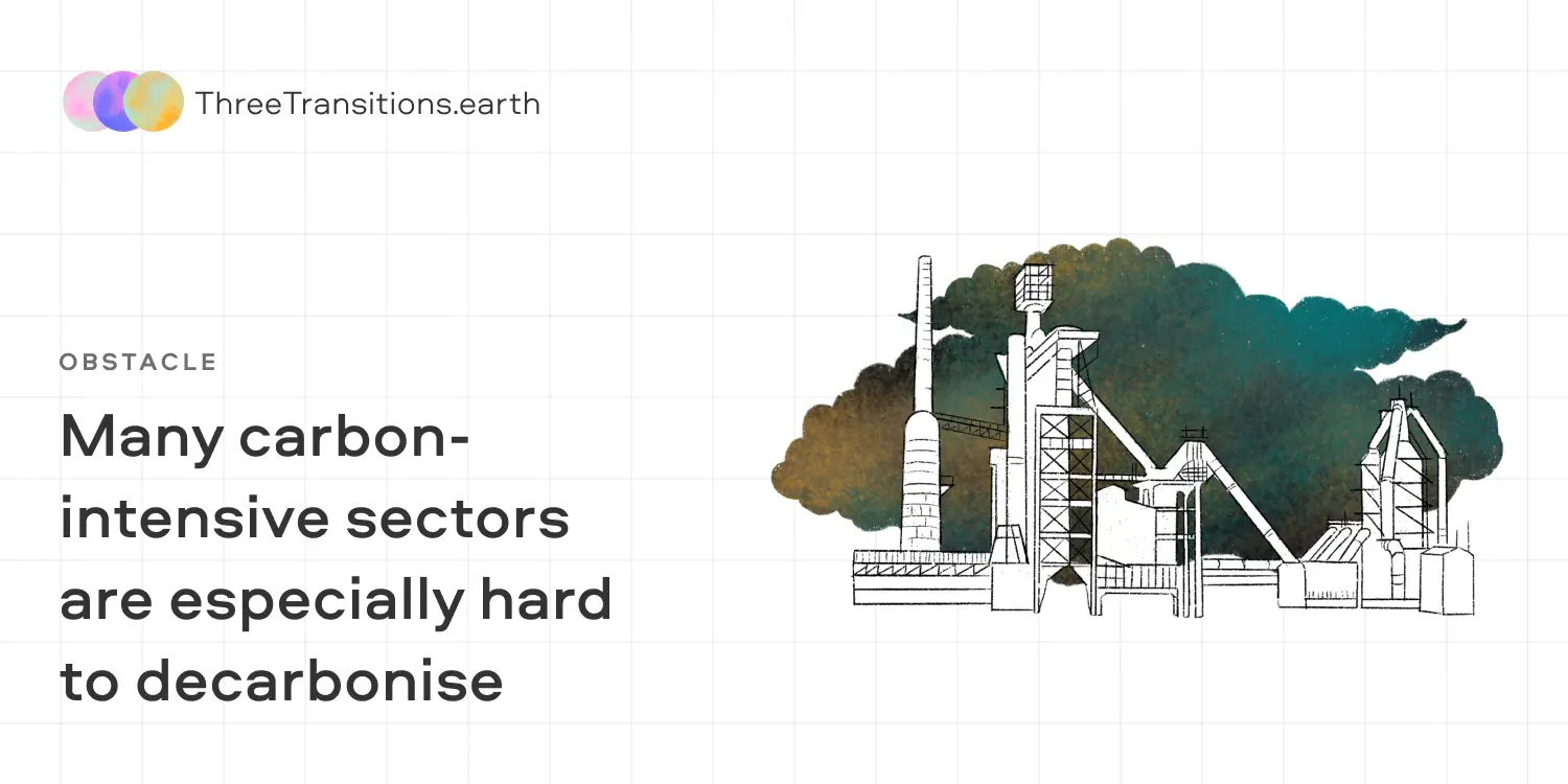 How do we decarbonise the most carbon-intensive industries?